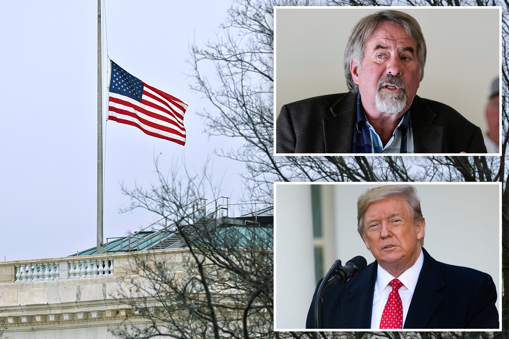 Trump orders flags to half-staff in honor of 'true American patriot' CA ...