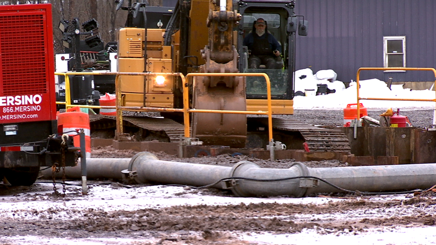 Work running smoothly at water main break site, officials say, though ...