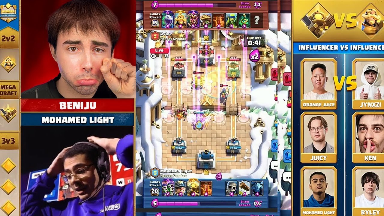 Intense competition between team Mohamed Light and team Beniju