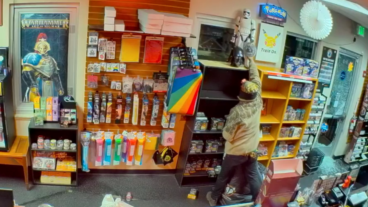 Crooks target mom-and-son-owned Seattle trading card shop