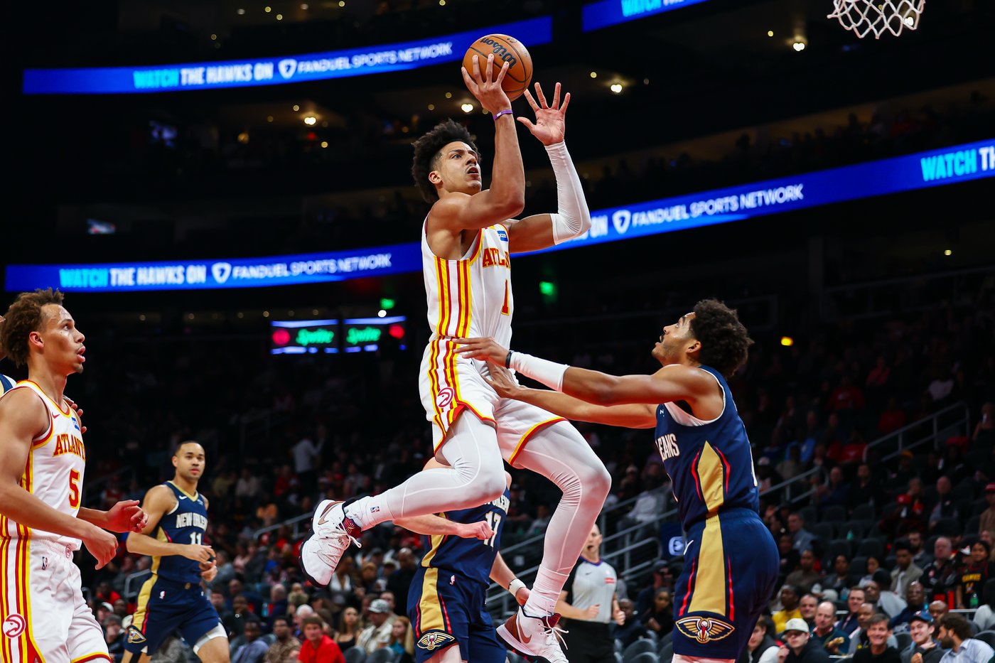 Hawks roll to 117-110 victory over Pelicans as word of Trae Young-to ...