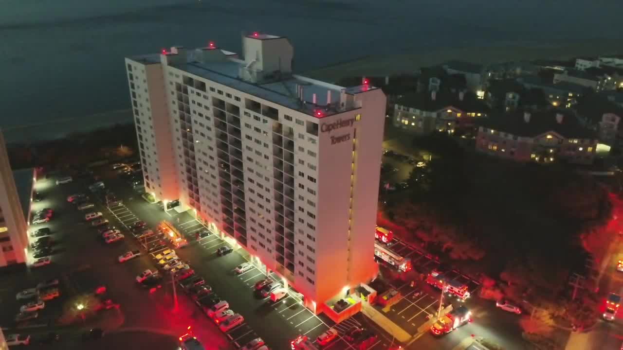 Firefighter suffers smoke inhalation at Virginia Beach high-rise