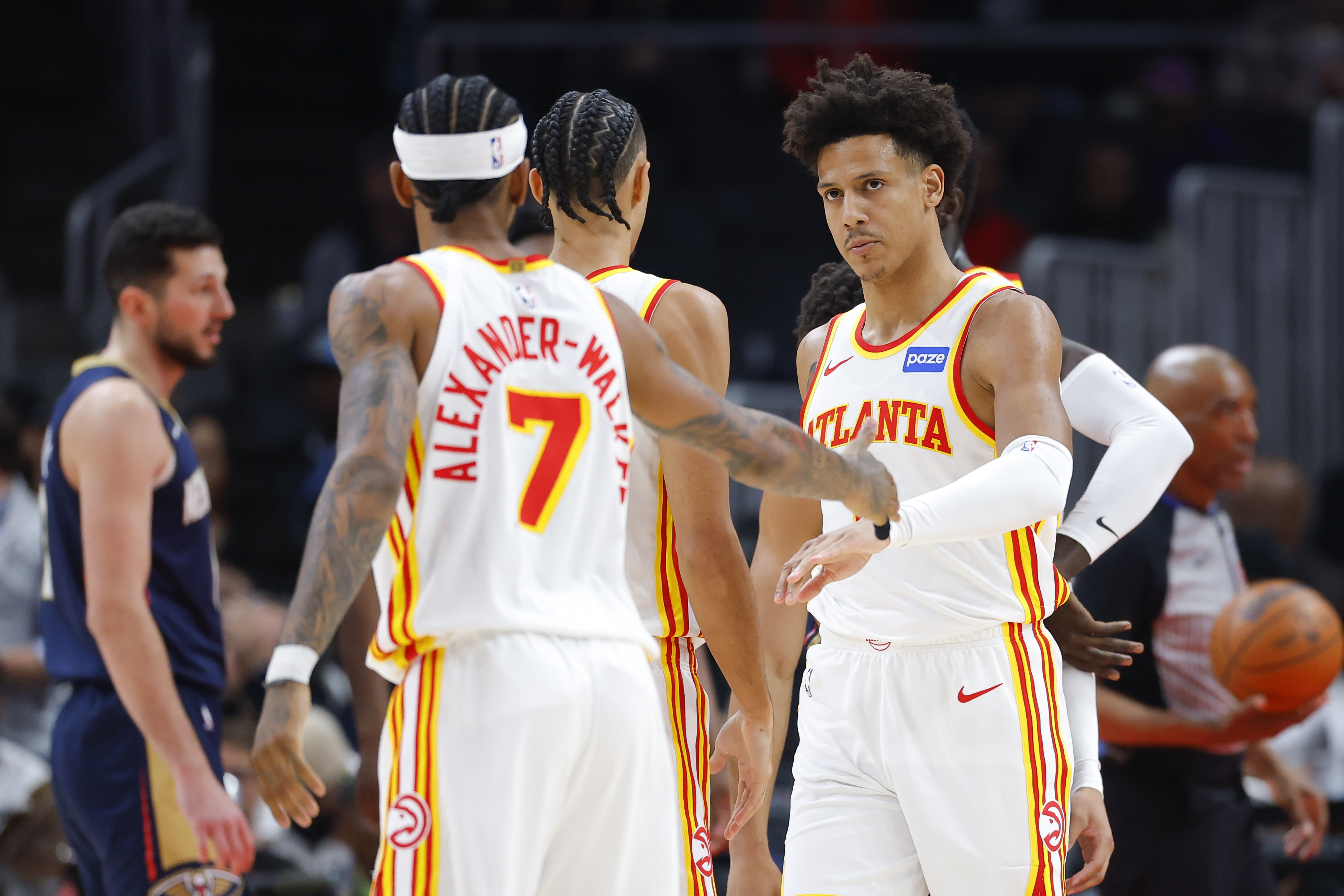 Hawks get back in 117-110 win against the Pelicans