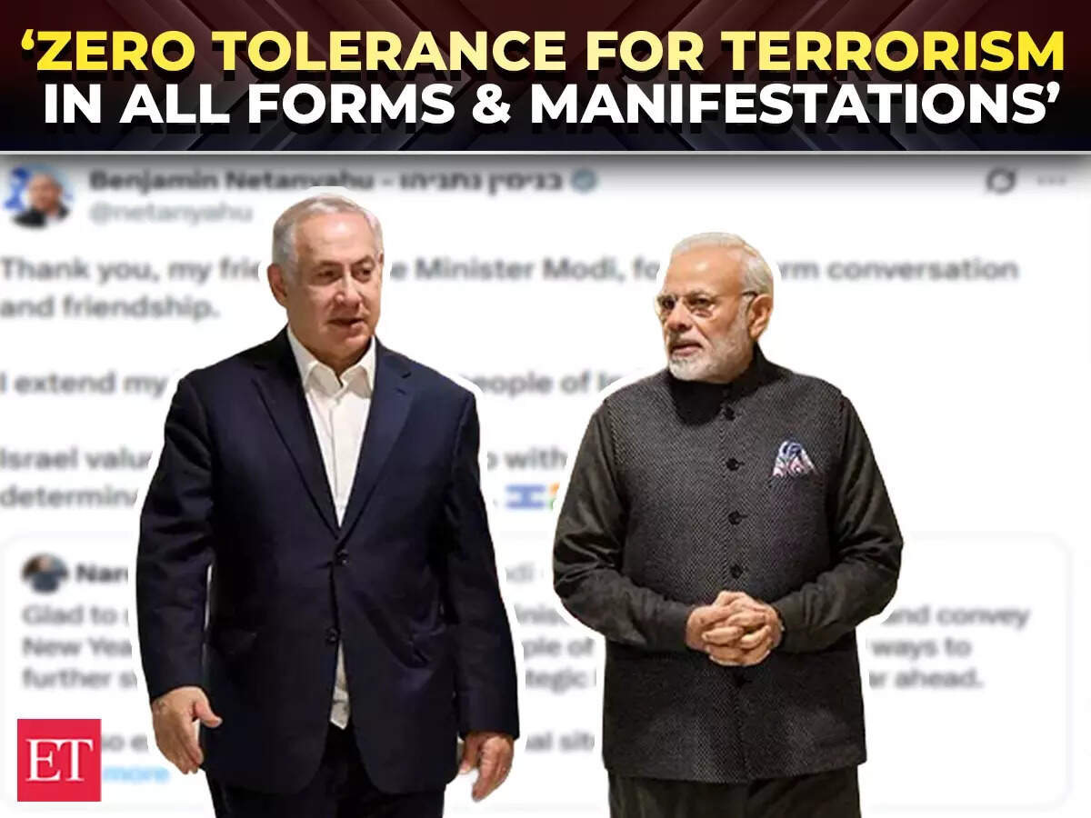 ‘Thank you, my friend, Prime Minister Modi,’ Netanyahu says, wishing ...