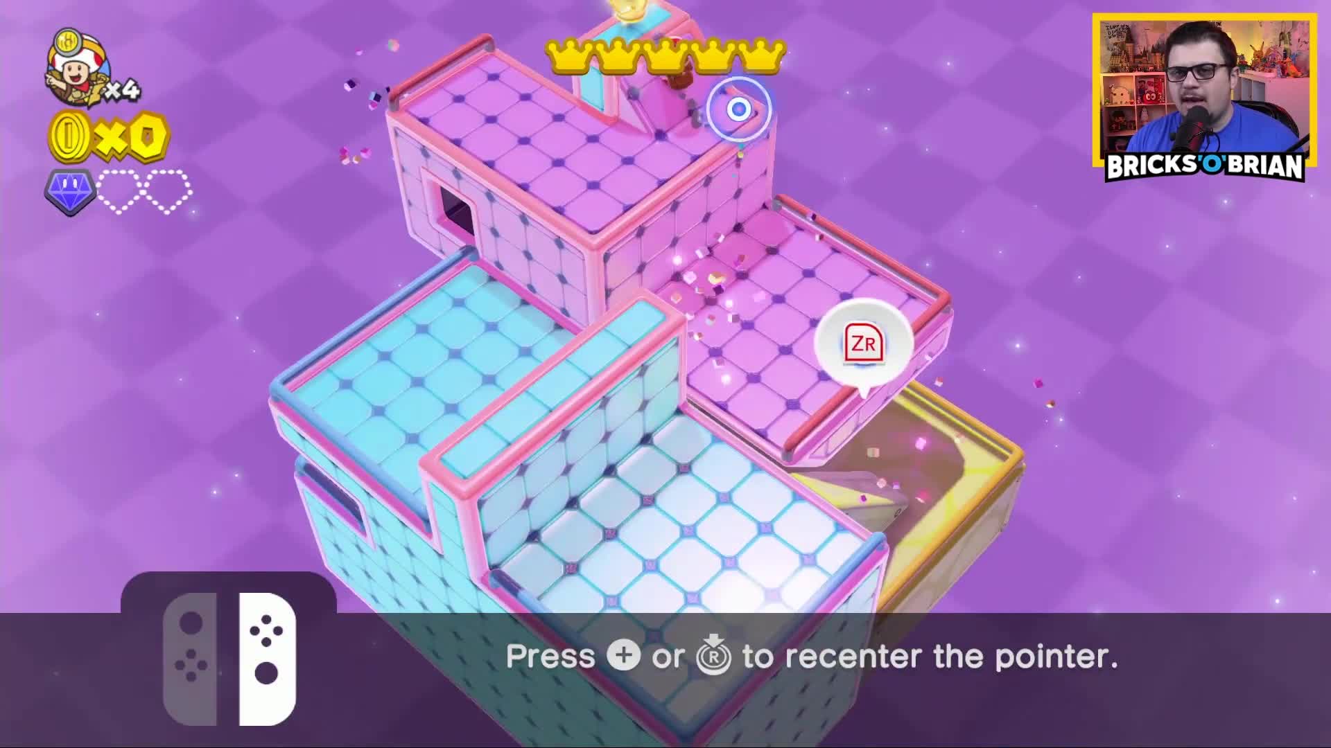 The beginning challenges! - Captain Toad Treasure Tracker with Bricks ...