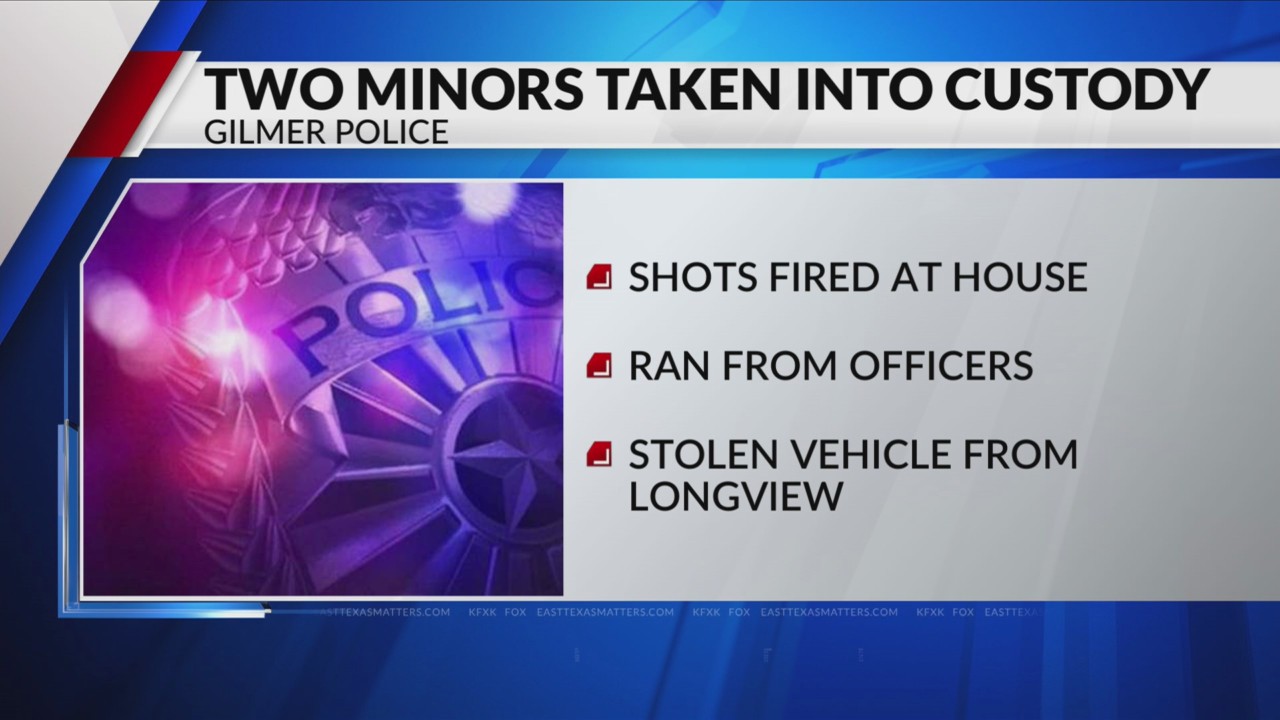 Two juveniles arrested after bullets strike Gilmer home