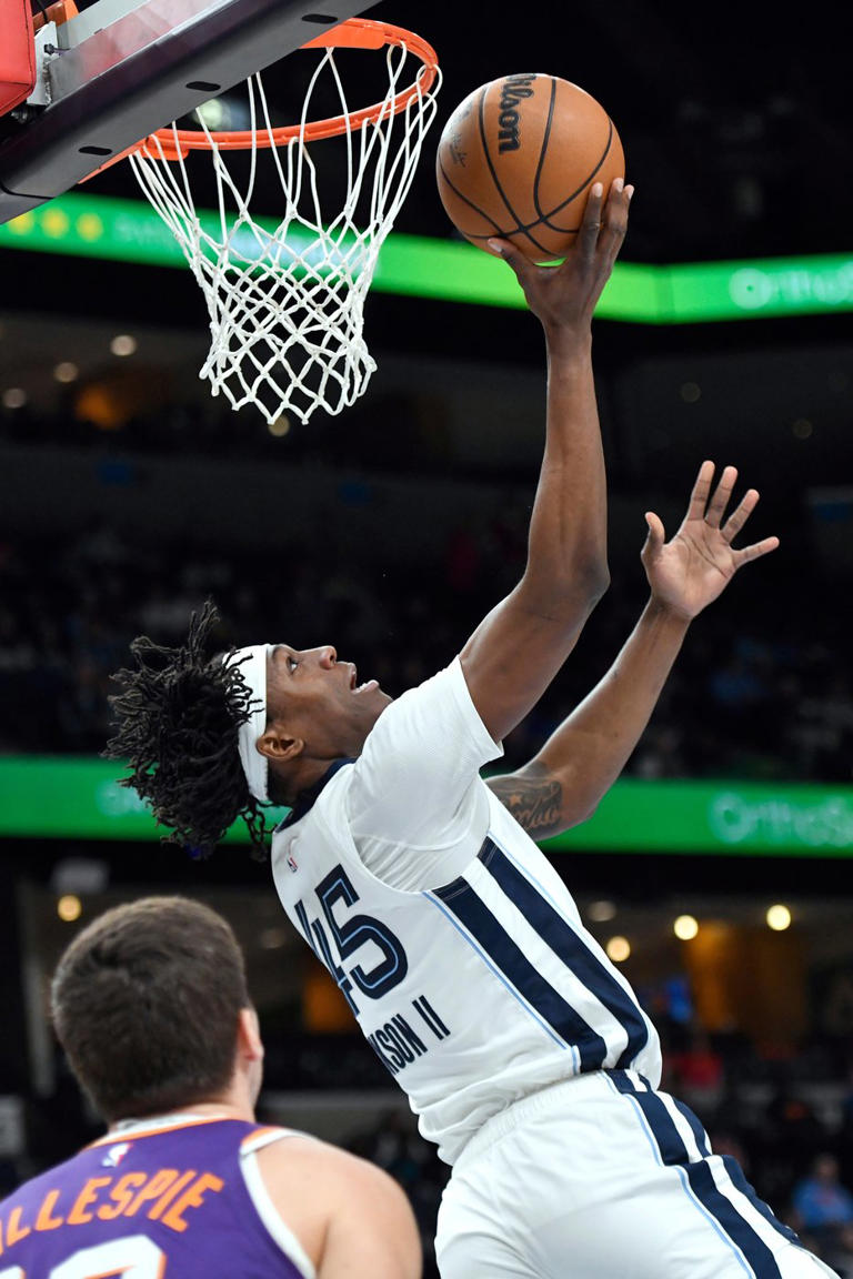 Former Memphis players Dillon Brooks and Grayson Allen star in the Suns ...