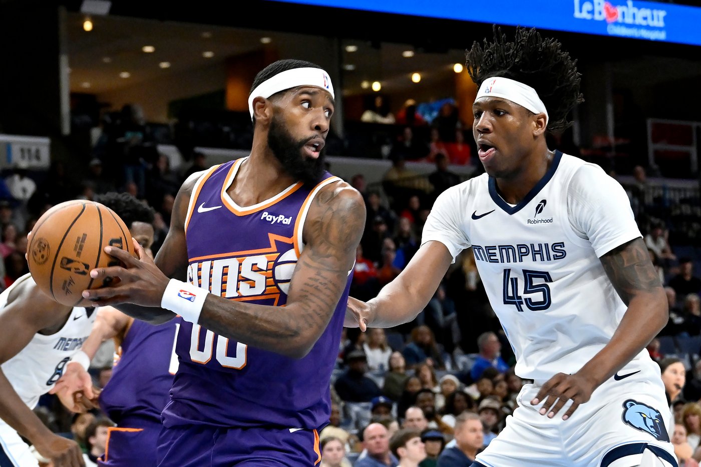 Former Memphis players Dillon Brooks and Grayson Allen star in the Suns ...