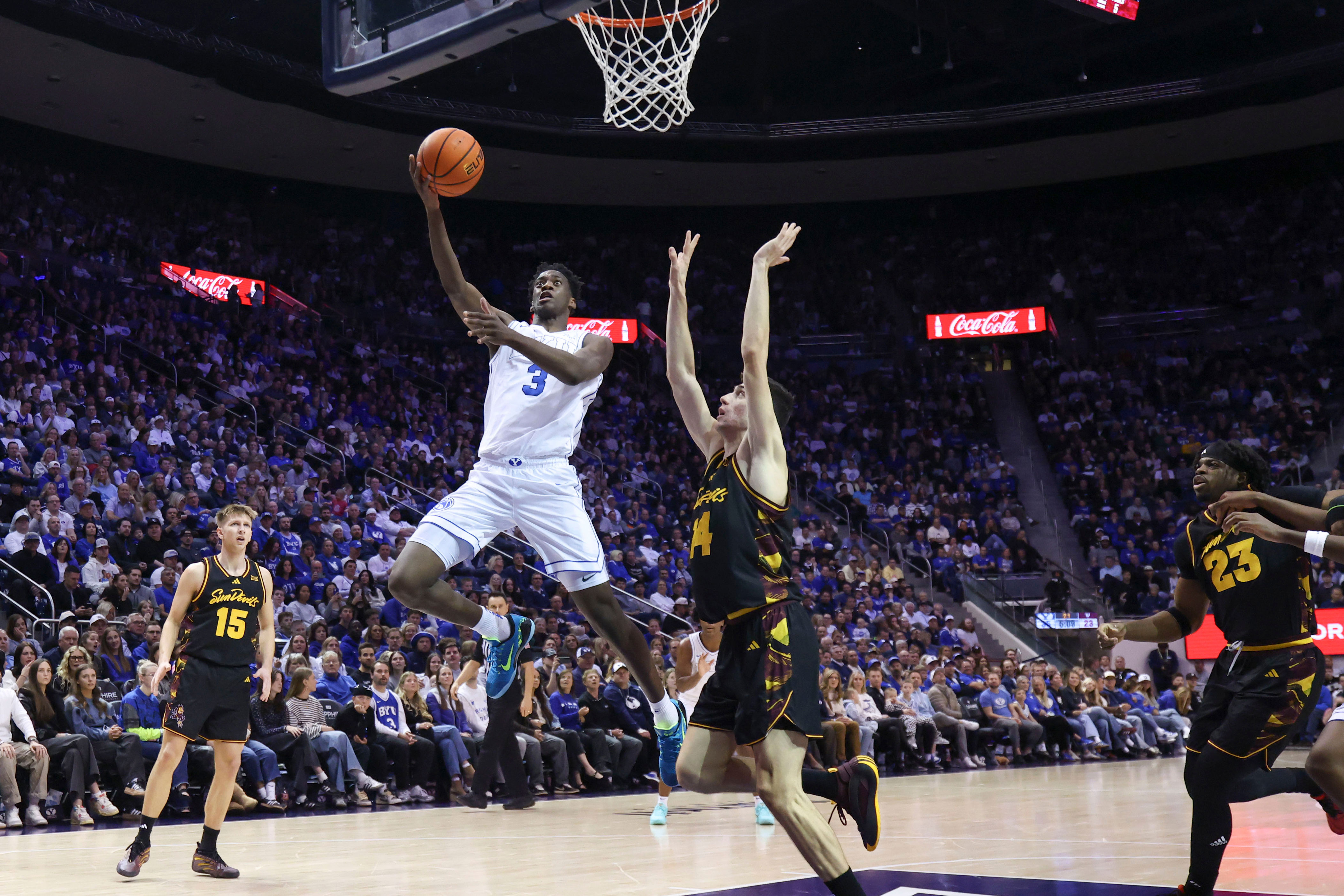 Saunders scores career-high 31 points as No. 9 BYU routs Arizona State ...
