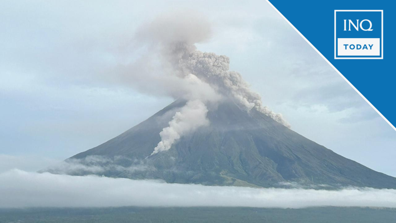 Mayon Volcano: 162 rockfalls, 50 pyroclastic currents in 24 hours ...