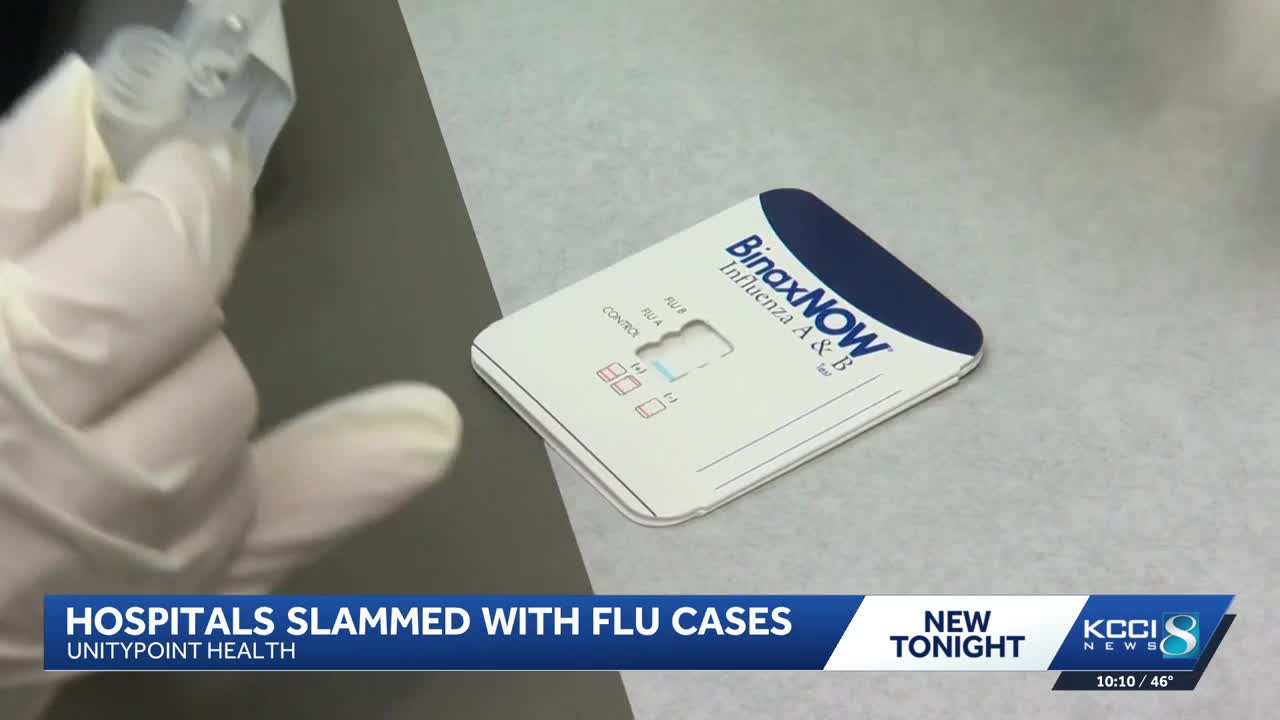 Central Iowa emergency room sees surge in flu-like symptoms