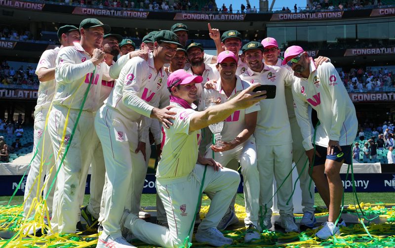 Cricket-Australia get over the line in Sydney for 4-1 Ashes triumph