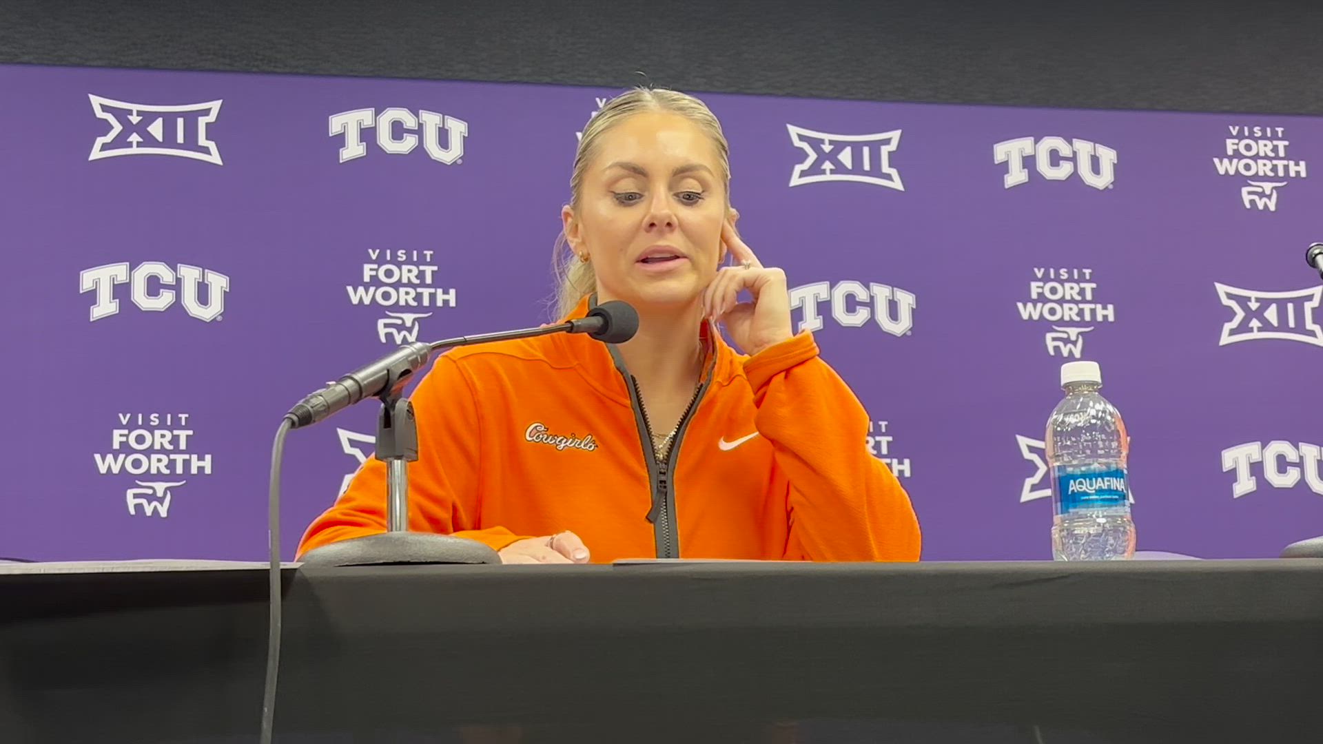 Jacie Hoyt talks Oklahoma State loss at TCU