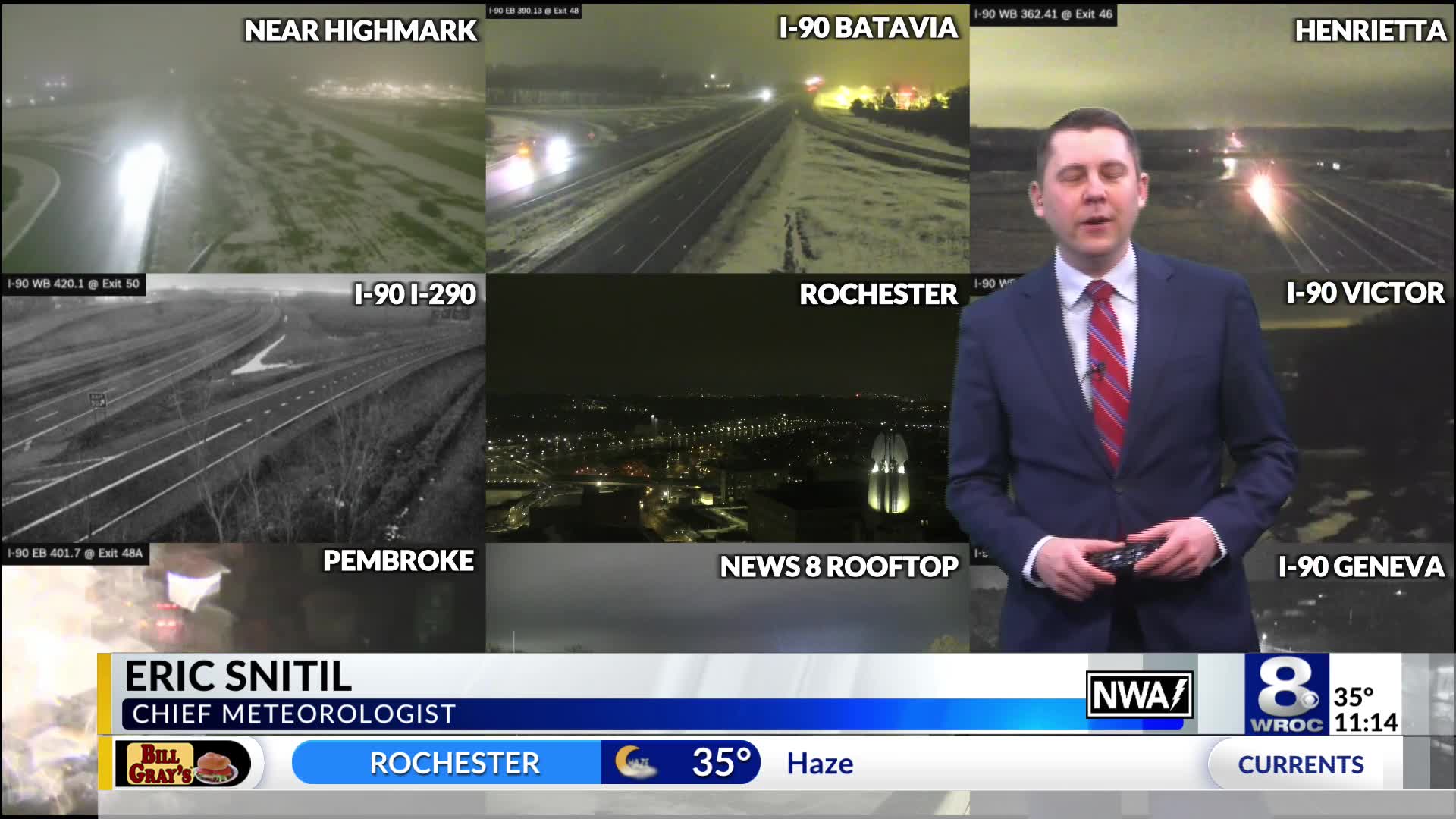 Rochester's Wednesday overnight weather forecast