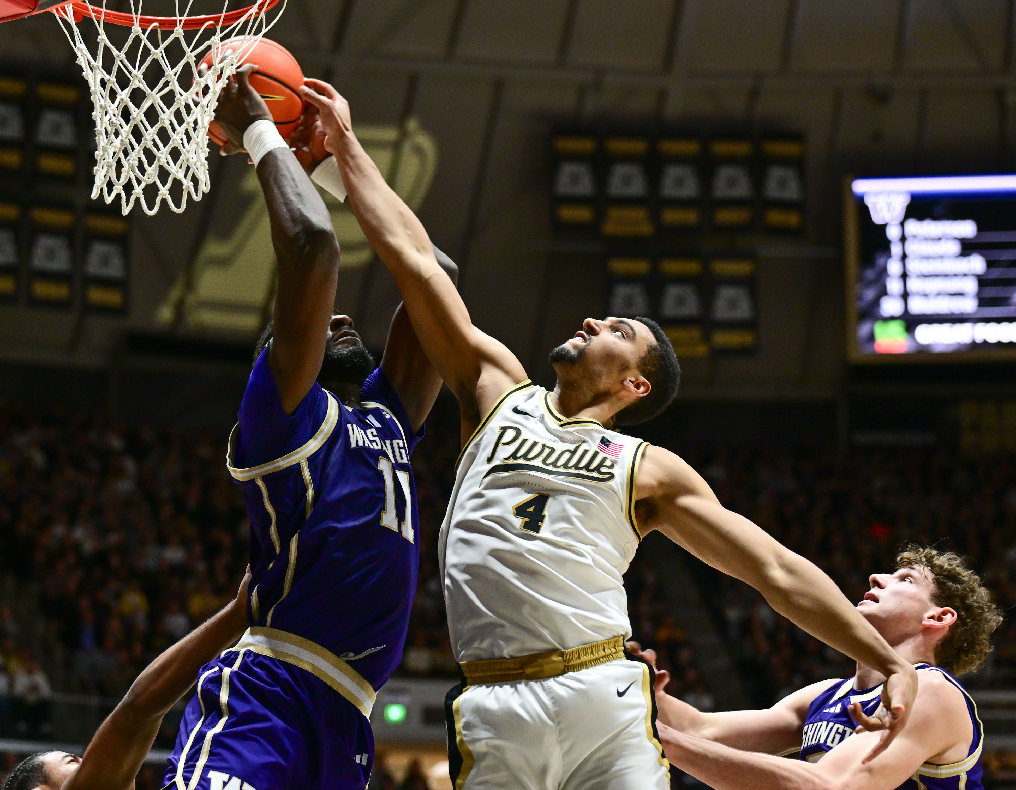 Purdue basketball wins ugly at Mackey: Purdue 81 Washington 73