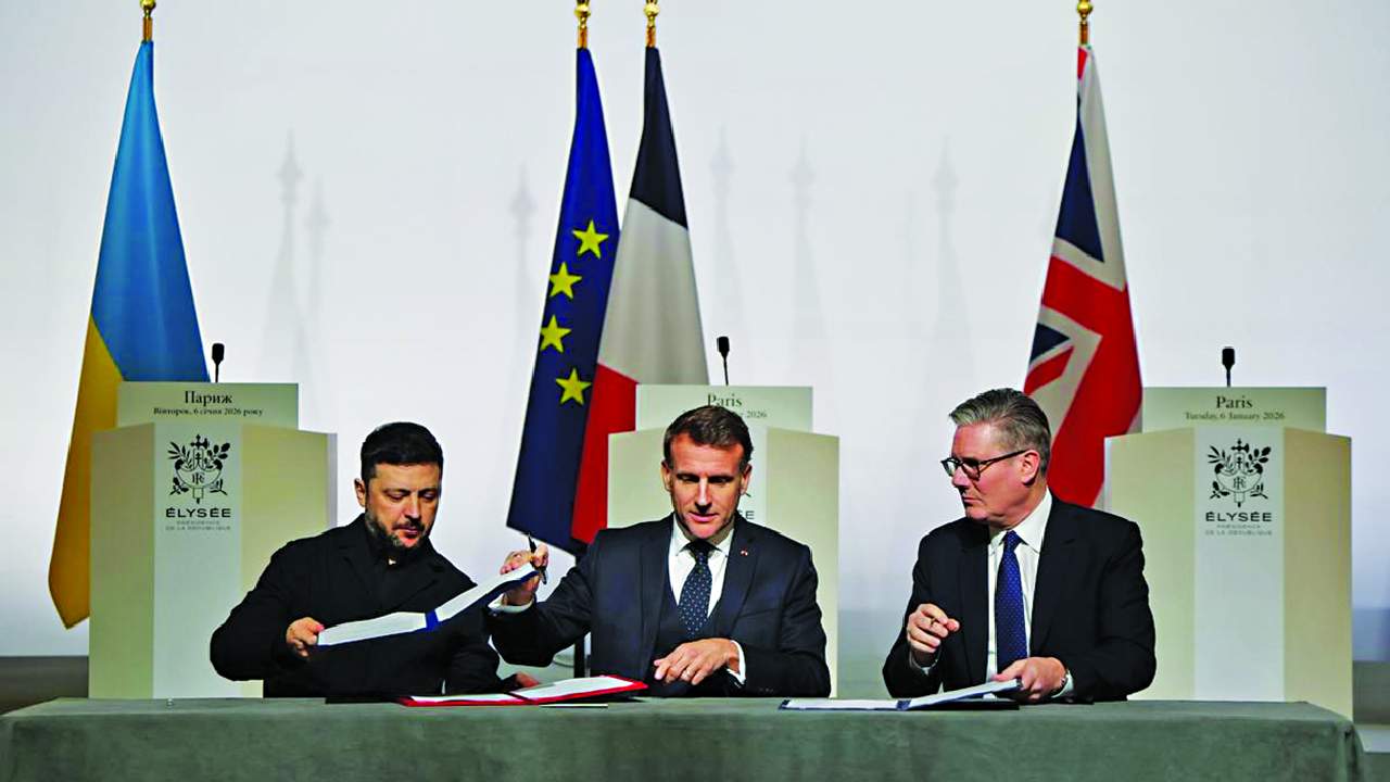 Security statement endorsed by Ukraine's allies significant step: Macron