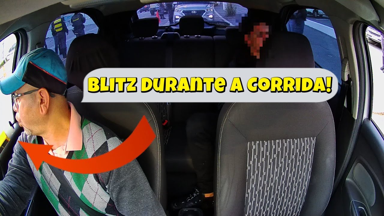 Parado na blitz durante a corrida! 99Pobre