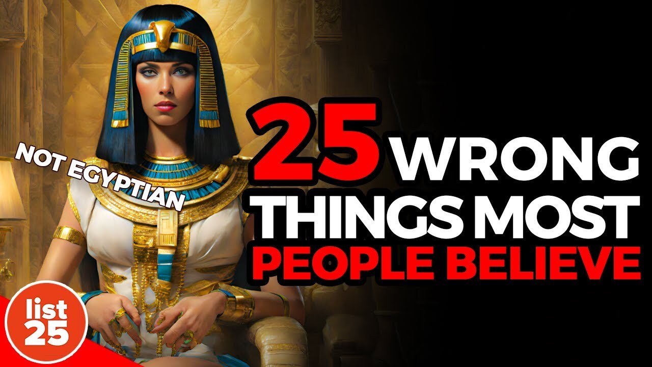 25 wrong things most people believe
