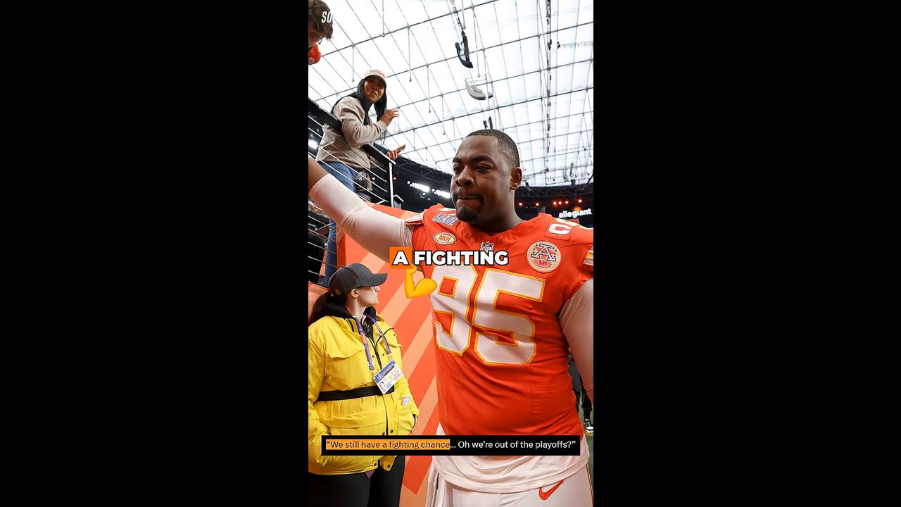 Chris Jones had no idea the playoffs were on the line in a must win against the Chargers!