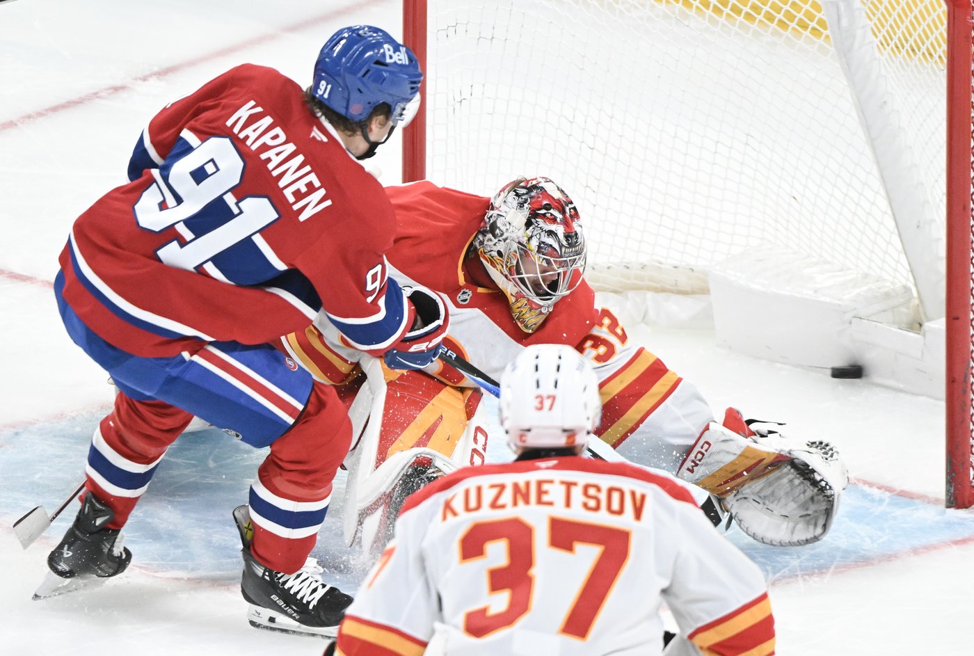 Canadiens' three-goal second period fuels 4-1 victory over Flames