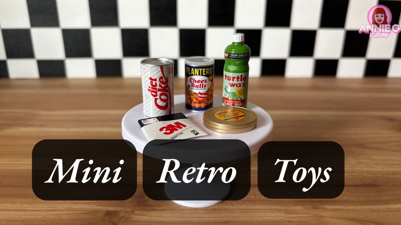 Retro mini toys from Mini Brands: Unboxing ASMR