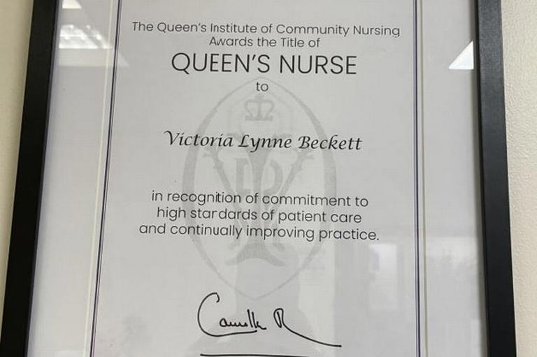 Grimsby nurse speaks of pride in being awarded prestigious national title