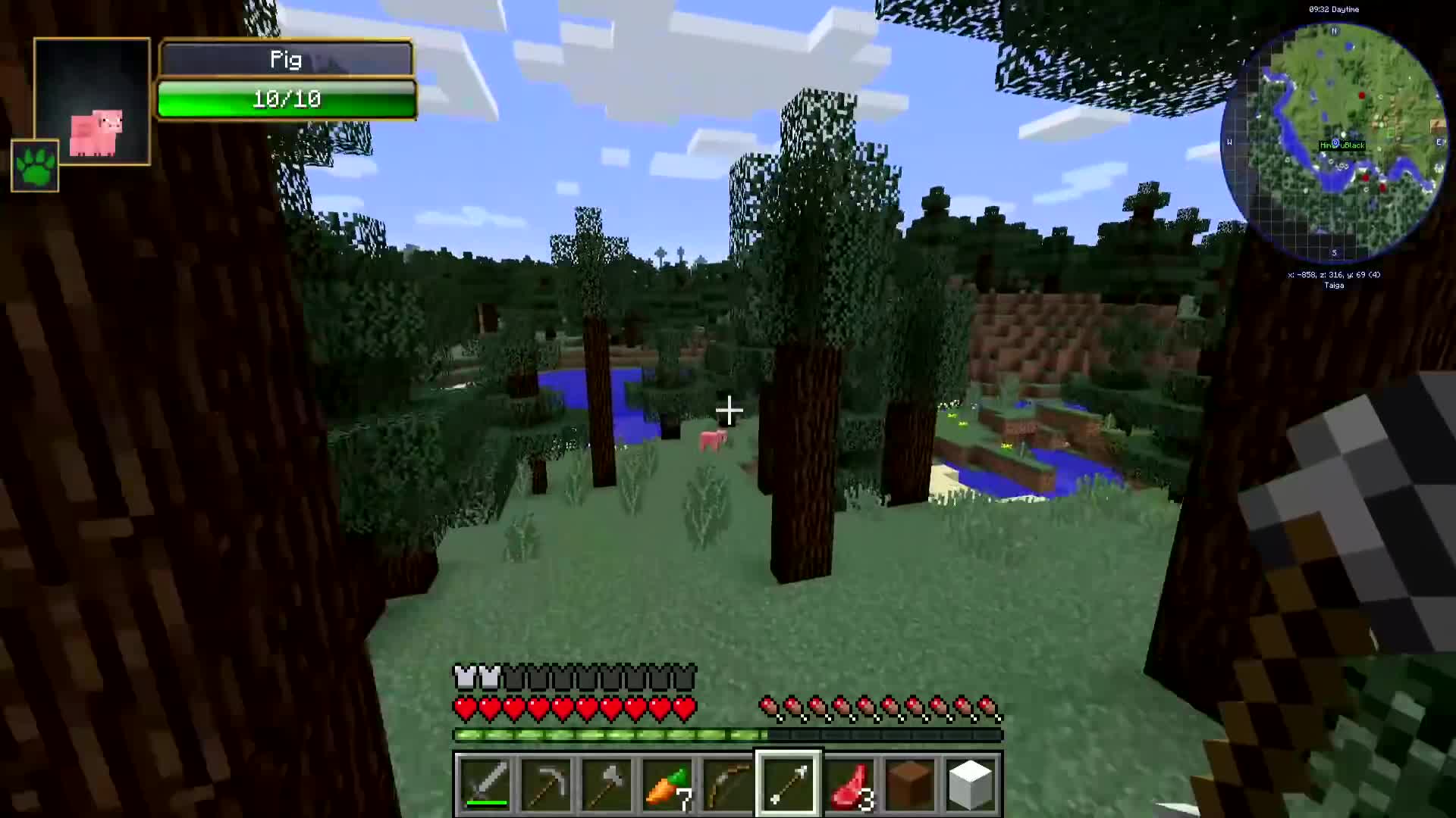 Viramos lobisomens no Minecraft! - Minecraft lobos (nova série)