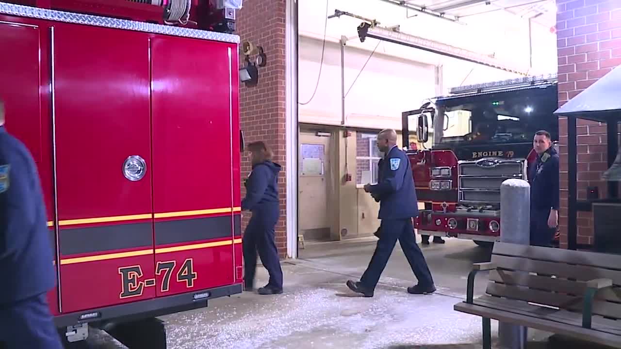 Baltimore County Fire Department holds fire safety walk