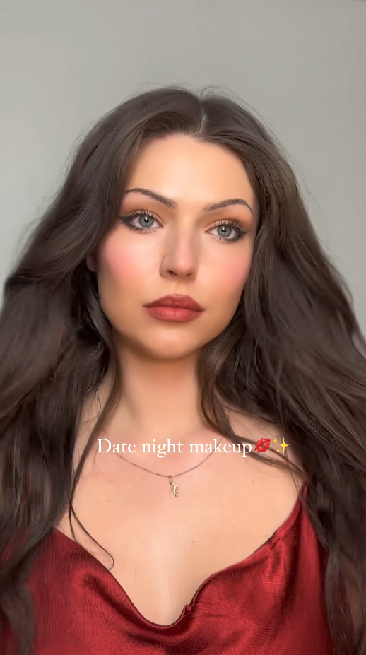 Easy date night glam makeup look tutorial