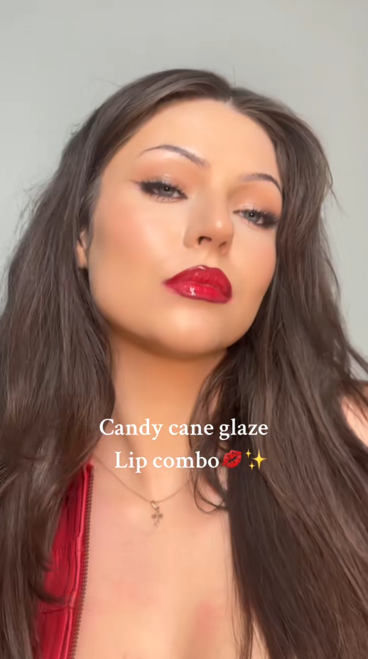 Perfect red lip combo for winter makeup looks