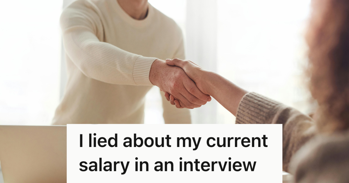 Employee inflated their salary in an interview, so the company made a ...