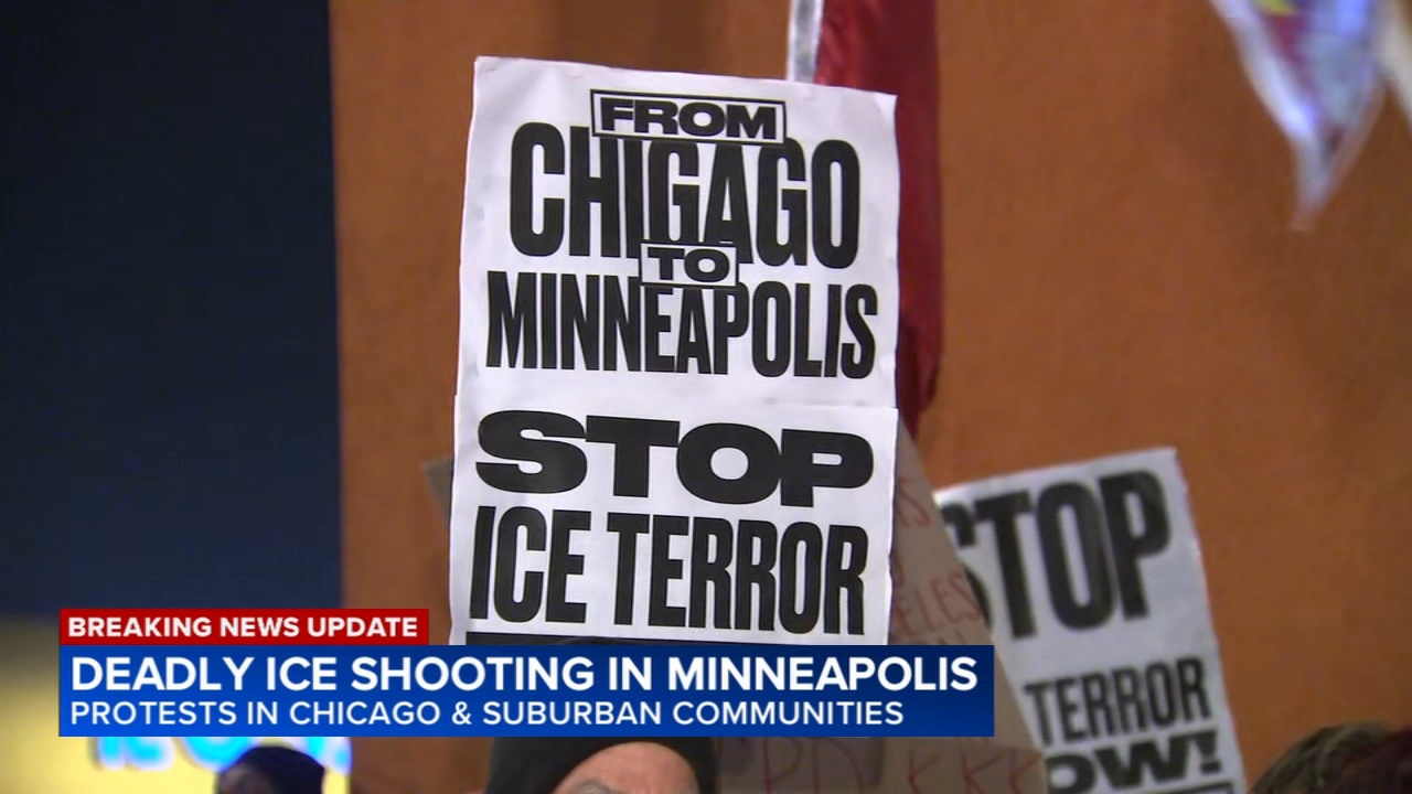 Protests in Little Village, across Chicago area after deadly ICE ...