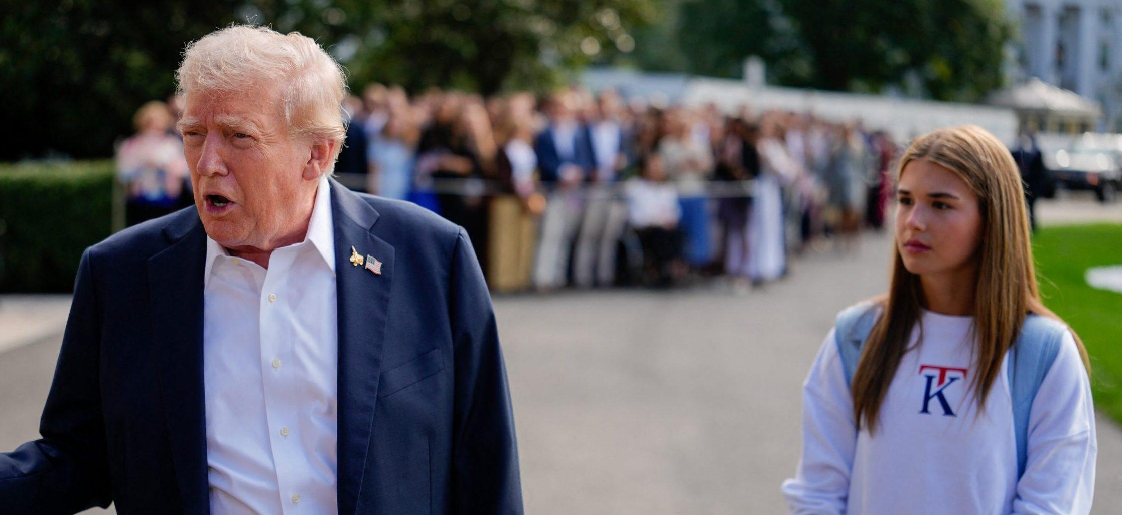 Donald Trump's granddaughter Kai reveals dating struggles while under ...