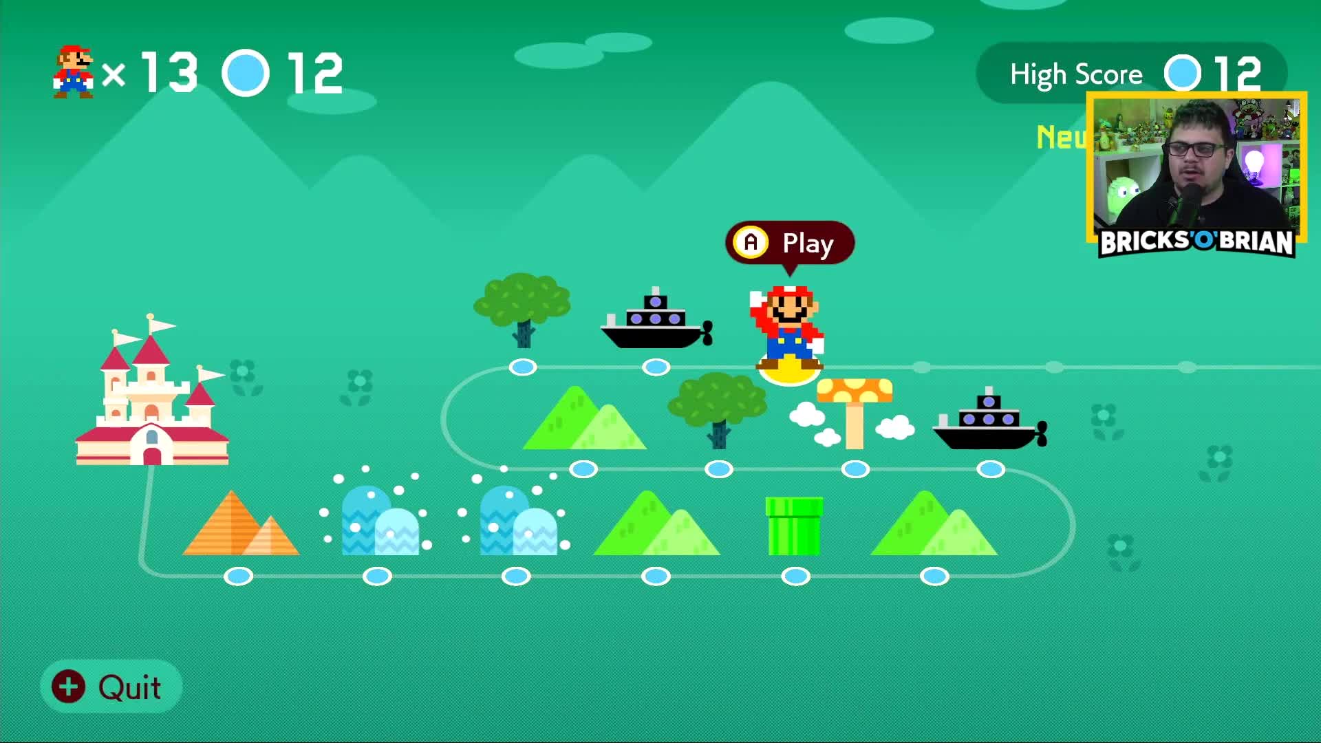 Easy peasy super squeaky! - Super Mario Maker 2 with Bricks 'O' Brian!