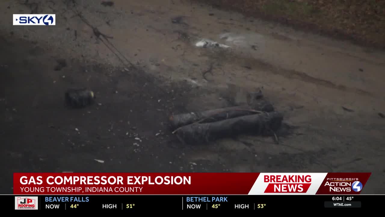 Natural gas compressor station damaged after explosion in Indiana County