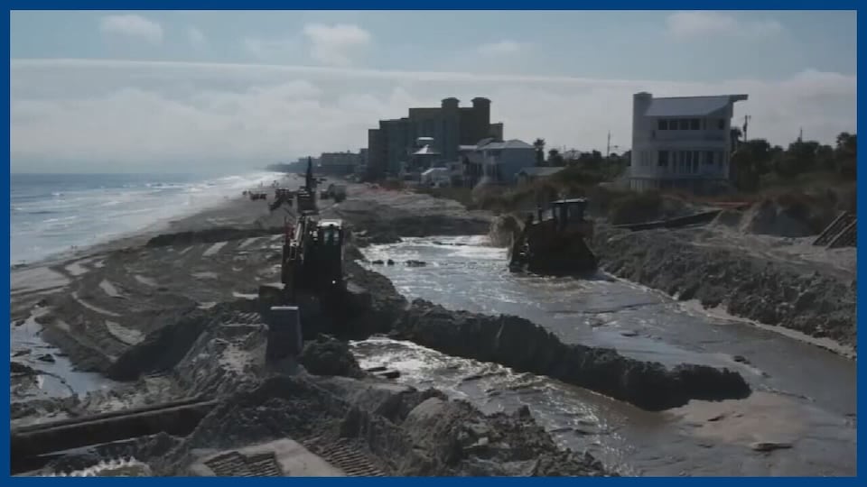 Crews begin pumping sand for 5.5-mile coastal berm restoration project ...