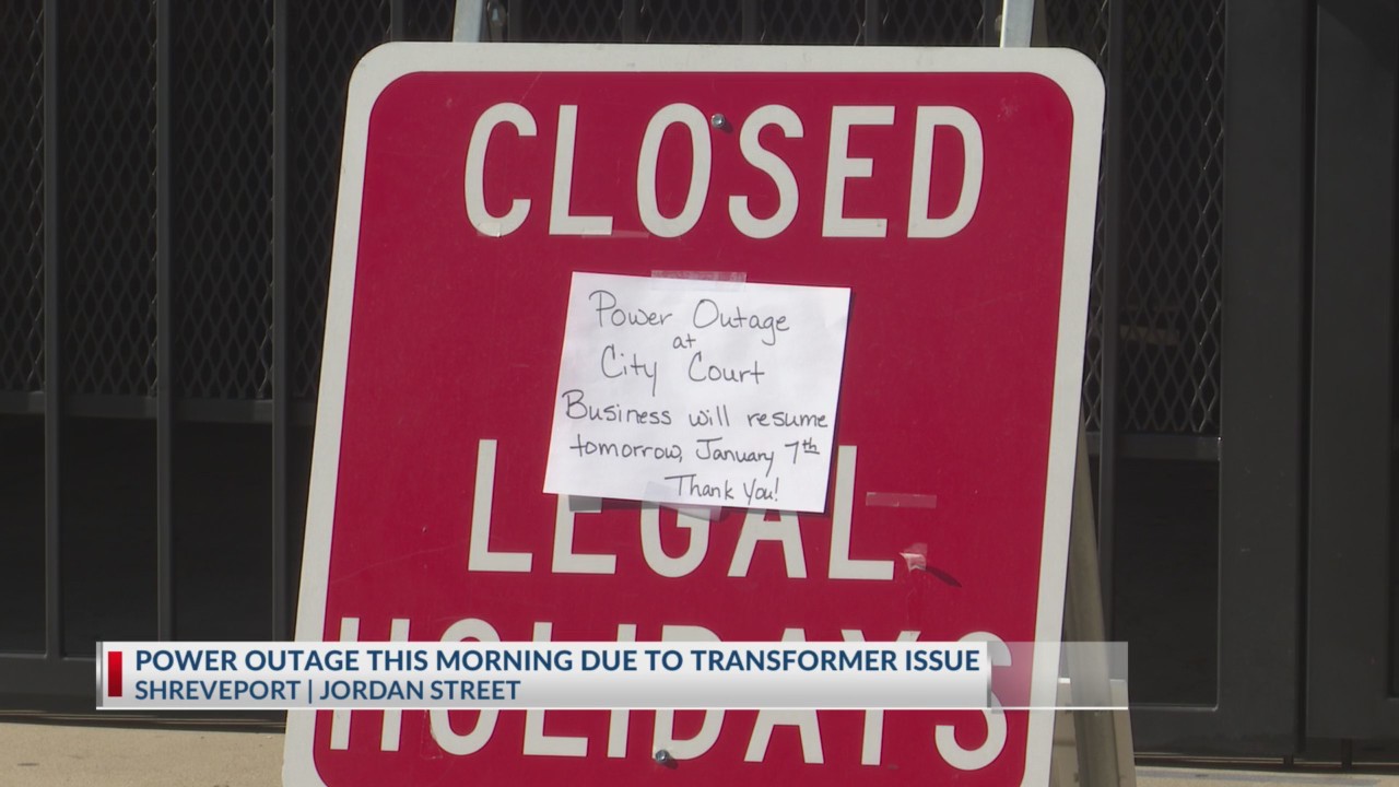 Power outage forces closures