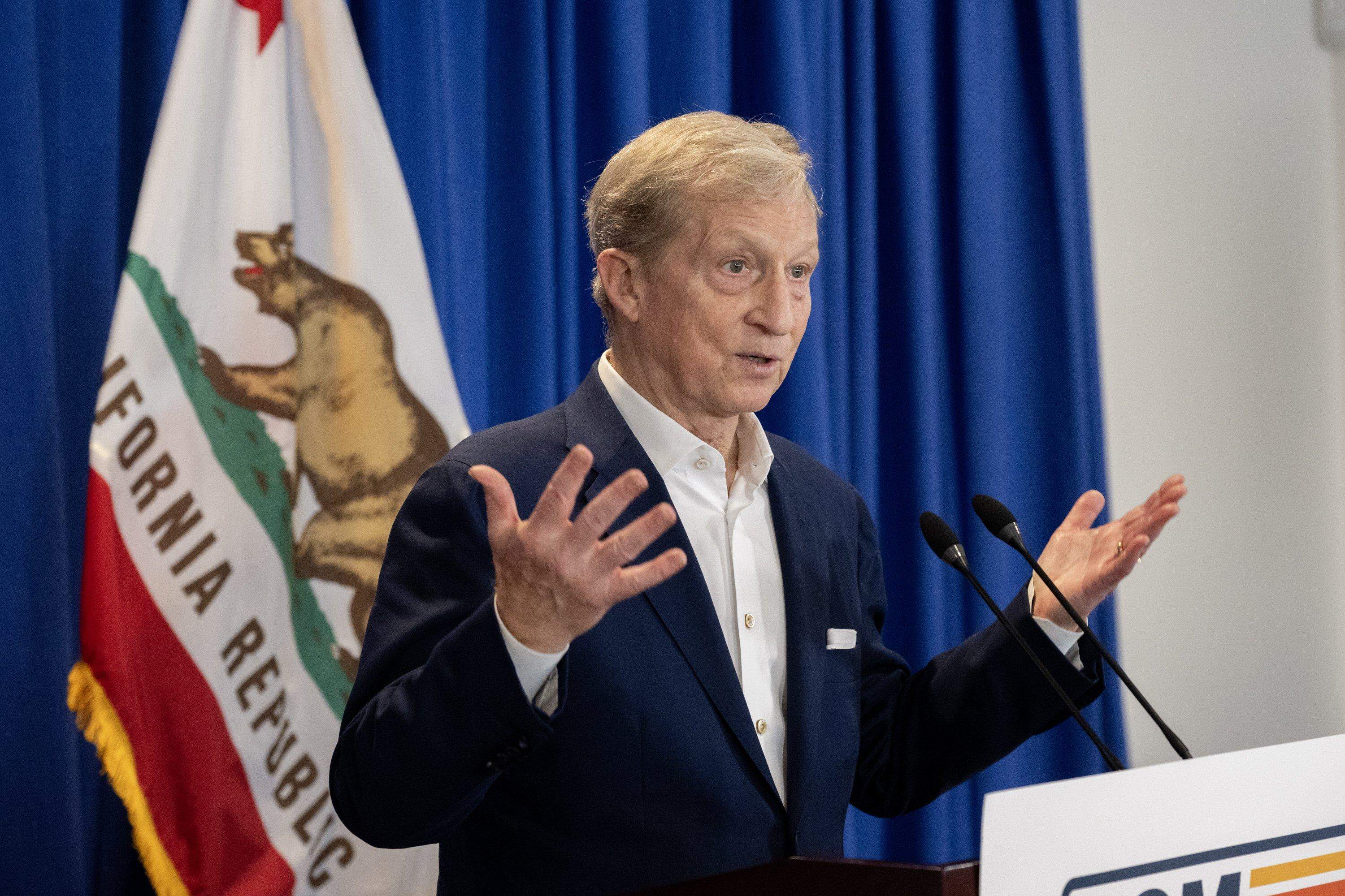 Billionaire Tom Steyer is vastly outspending his gubernatorial rivals ...