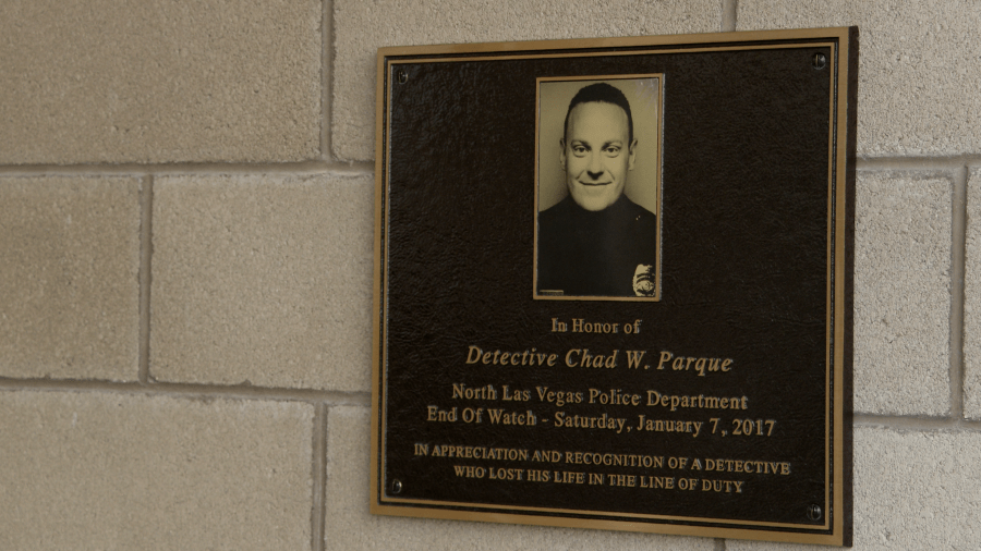 North Las Vegas police dedicate station to fallen detective