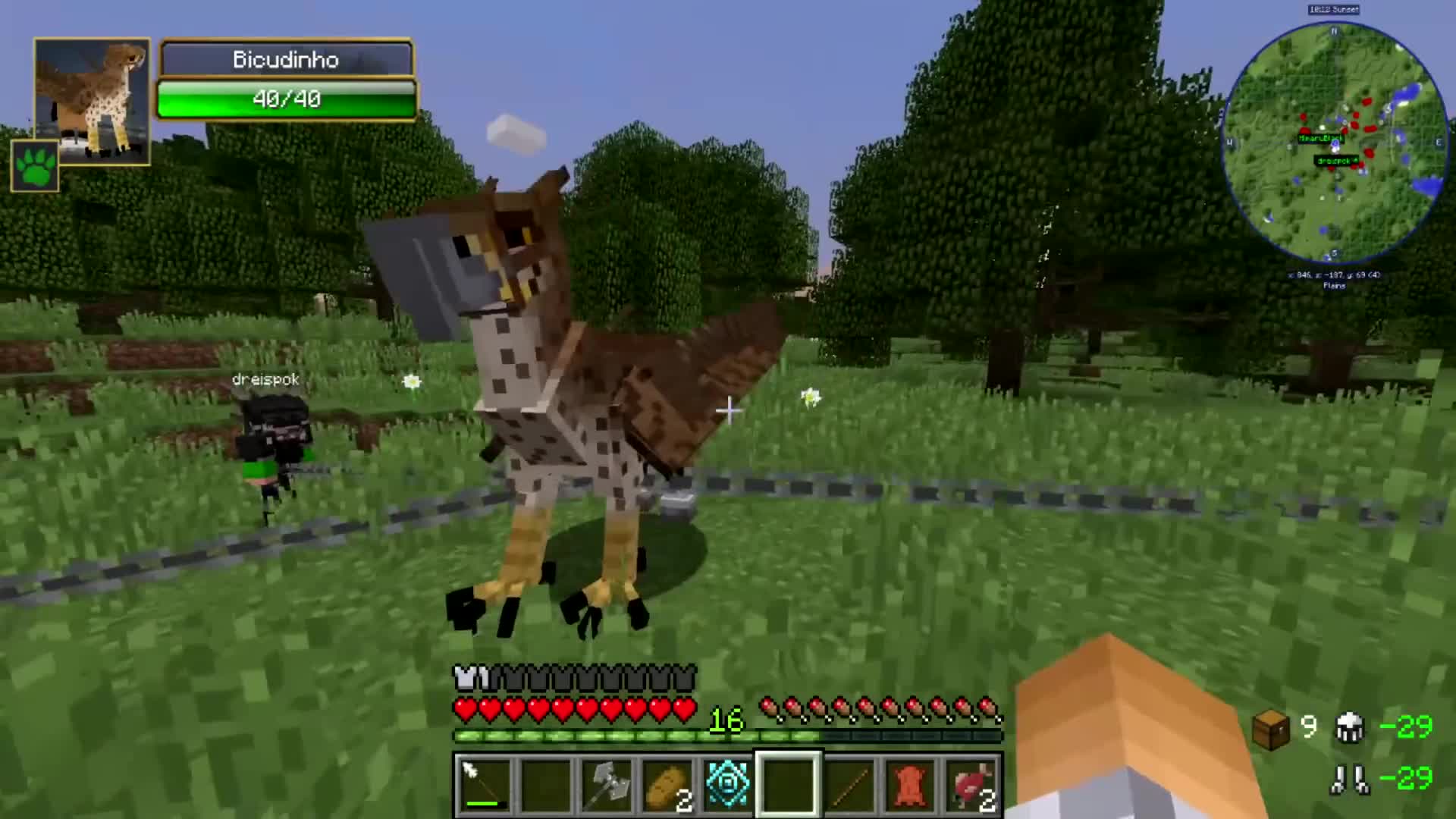 Encontramos um dragão das neves! - Minecraft dragões #7