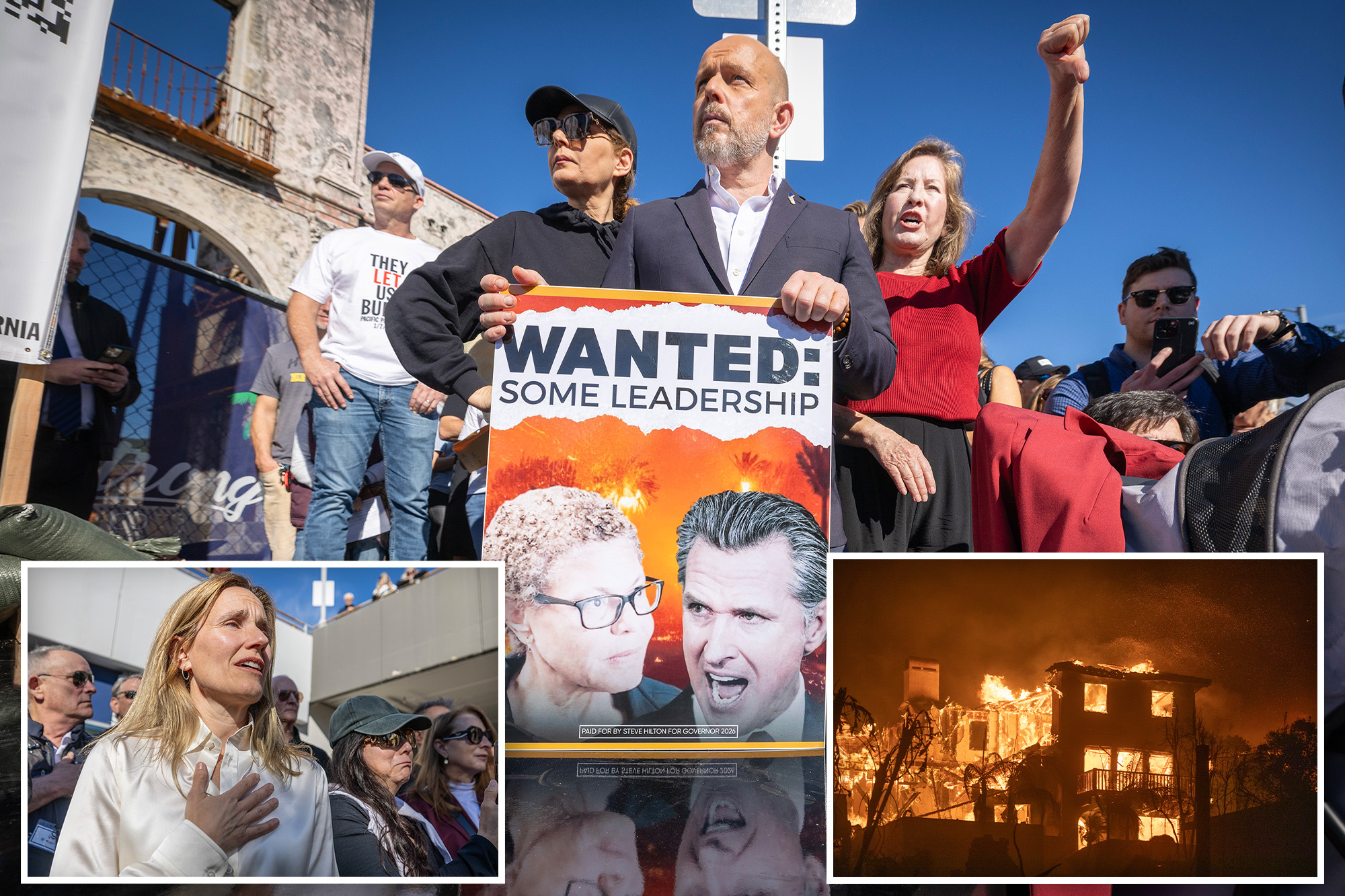 Abandoned and angry Palisades residents mark fire anniversary with ...