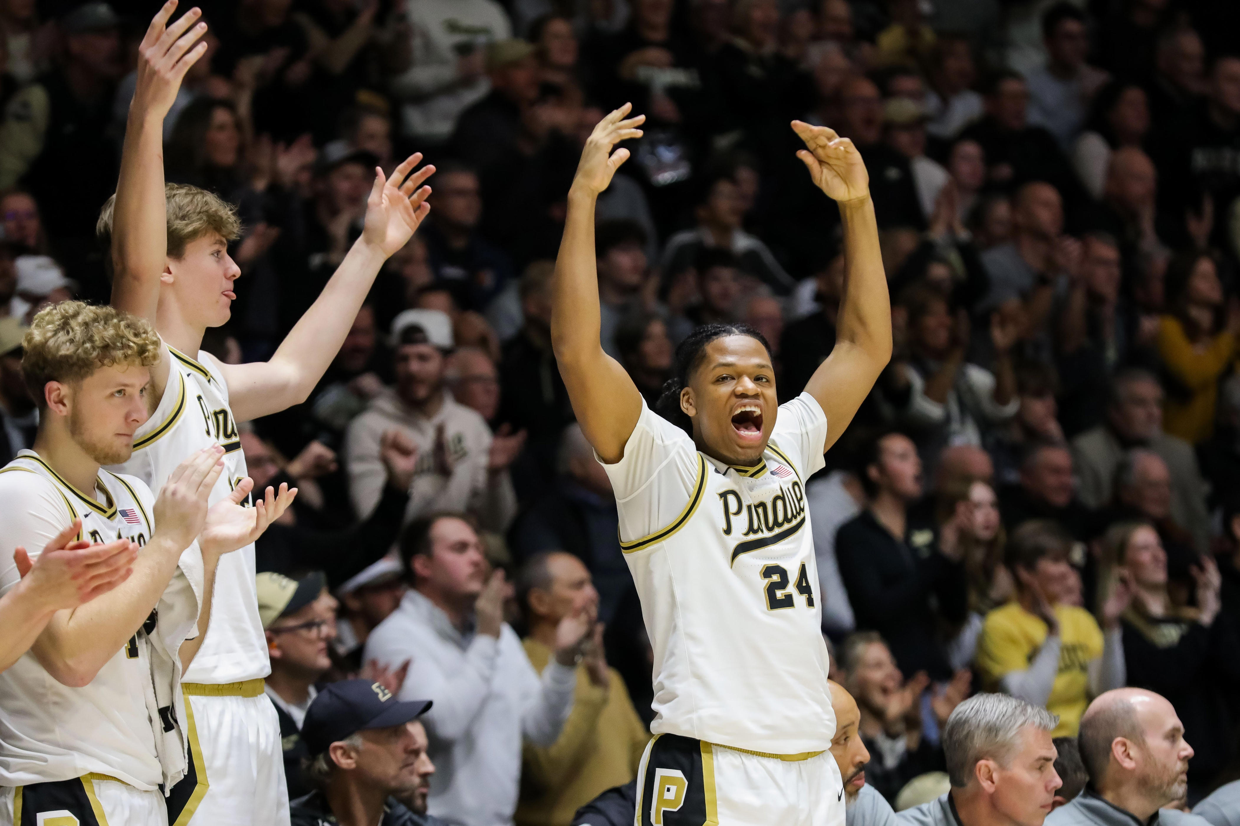 Freshman fills void for Purdue basketball's foul troubled star in win