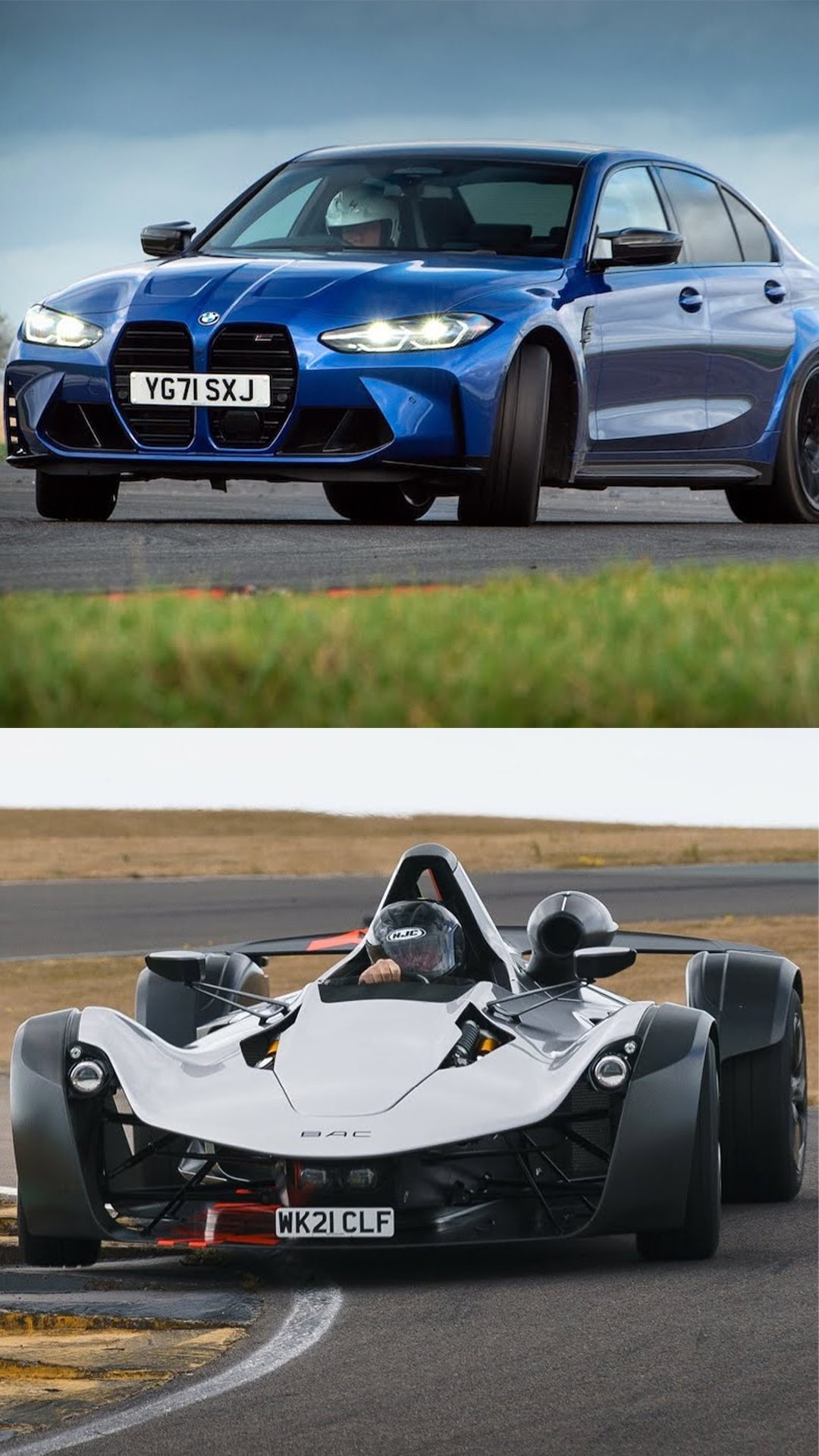 BMW M3 v/s BAC Mono R