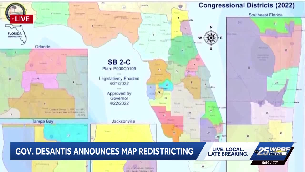 Florida Gov. Ron DeSantis calls special session for redistricting
