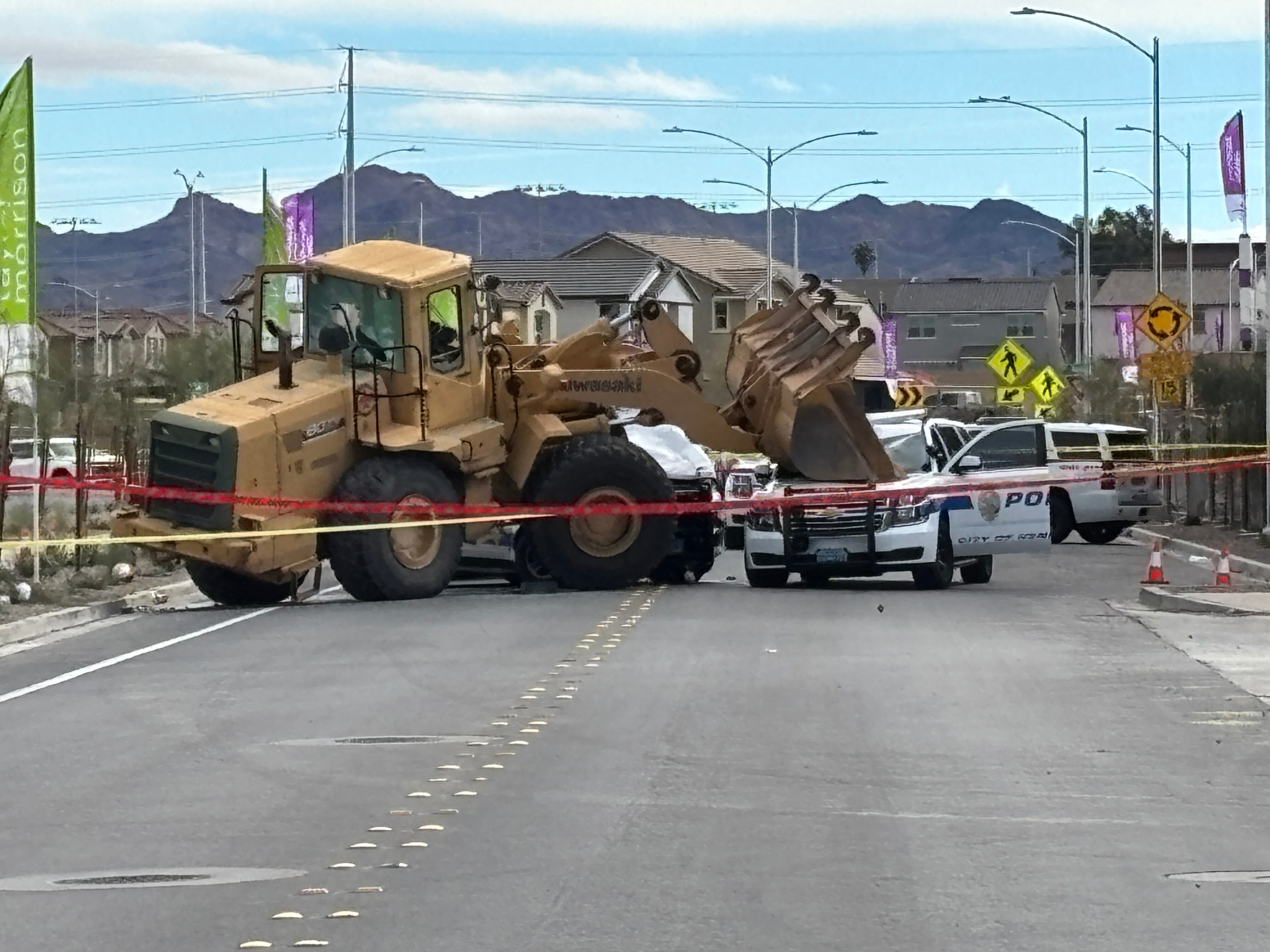 Police: Robbery suspect hot-wires construction vehicle, attempts to run ...