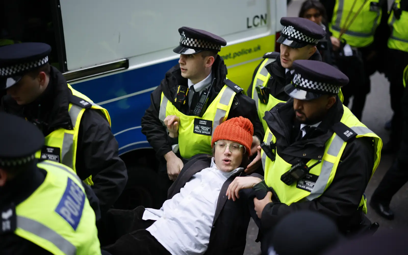 HRW warns right to protest 'under attack' in UK