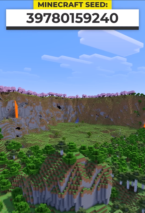 Perfect Minecraft seed for building – stunning landscapes and structures!