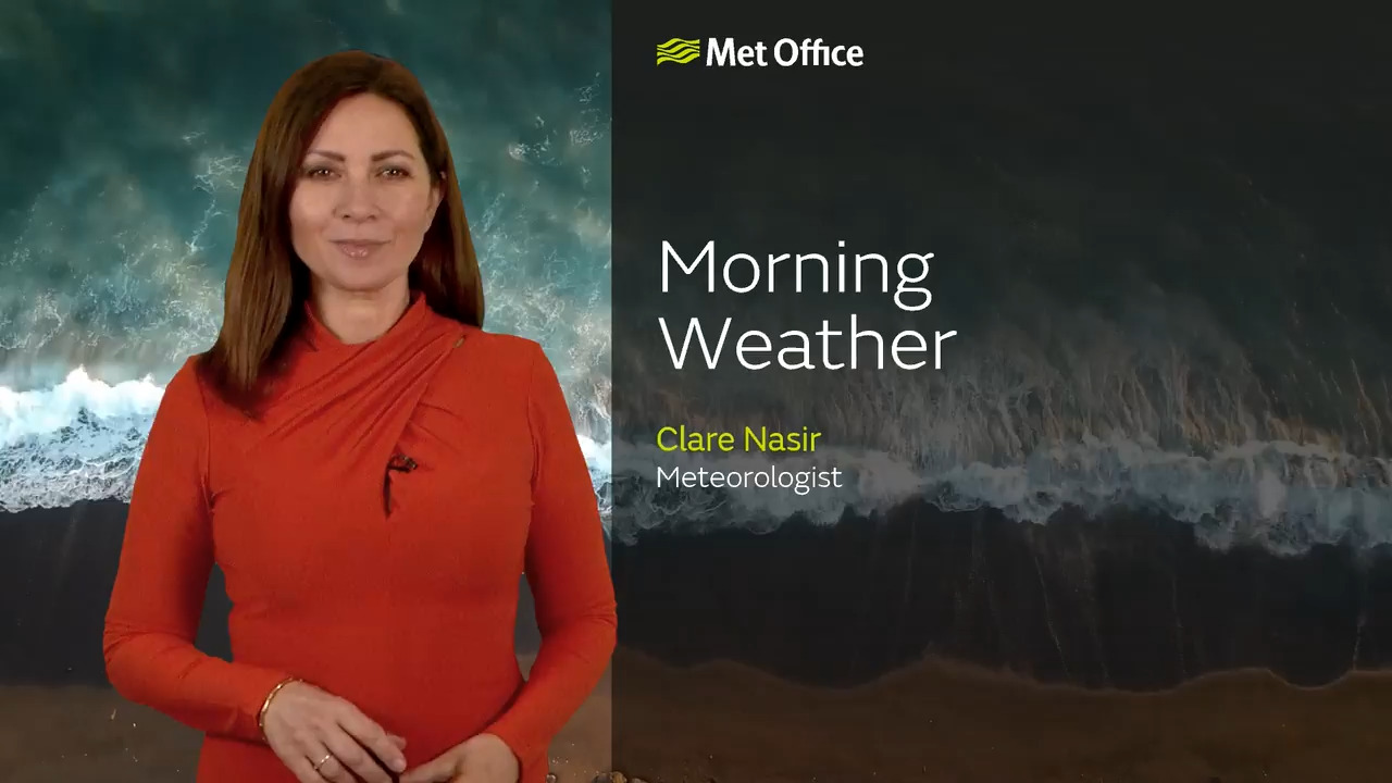 Met Office Wednesday morning weather forecast 26/11/2025