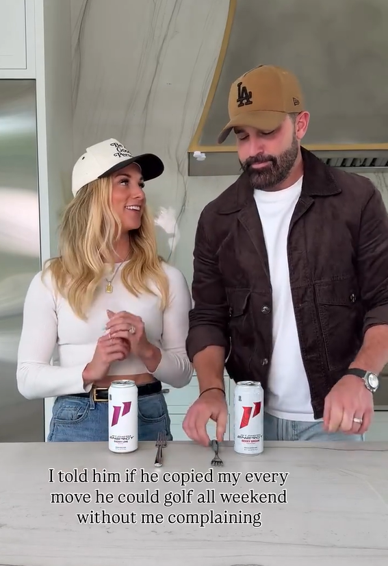 I told him if he copied my every move, he could golf all weekend