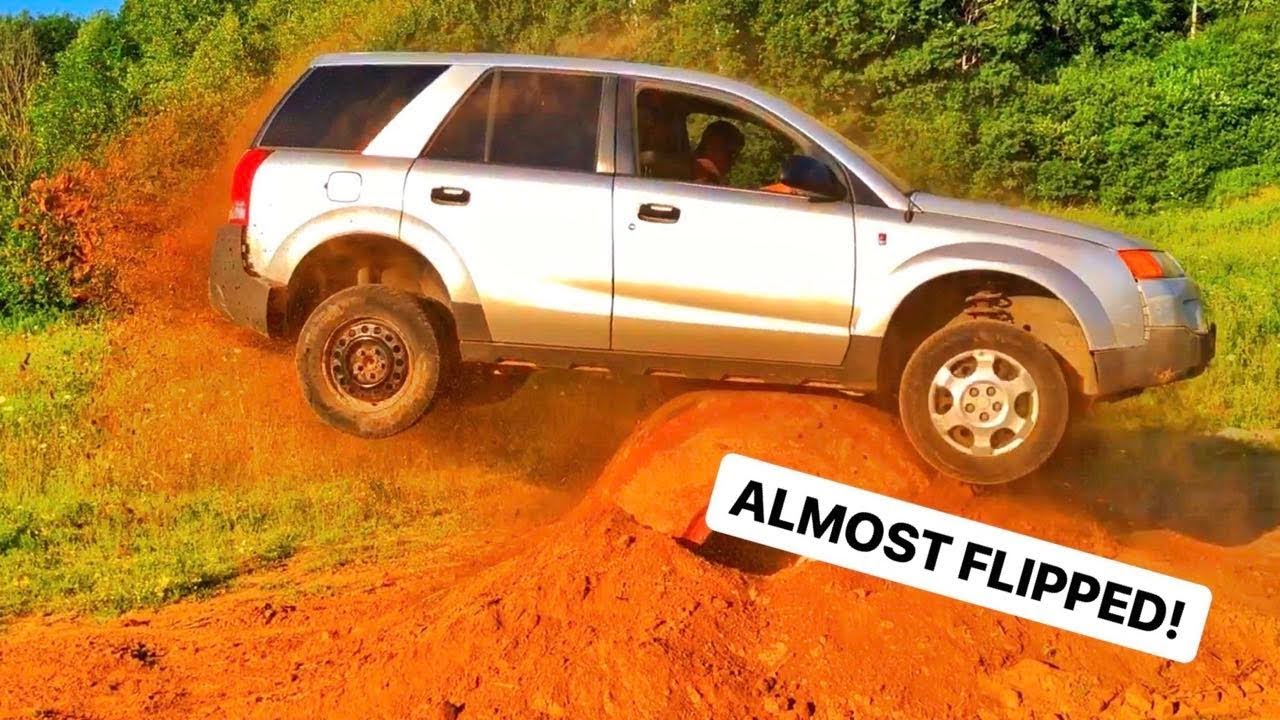 Saturn launches off dump truck tire jump | Mark Freeman